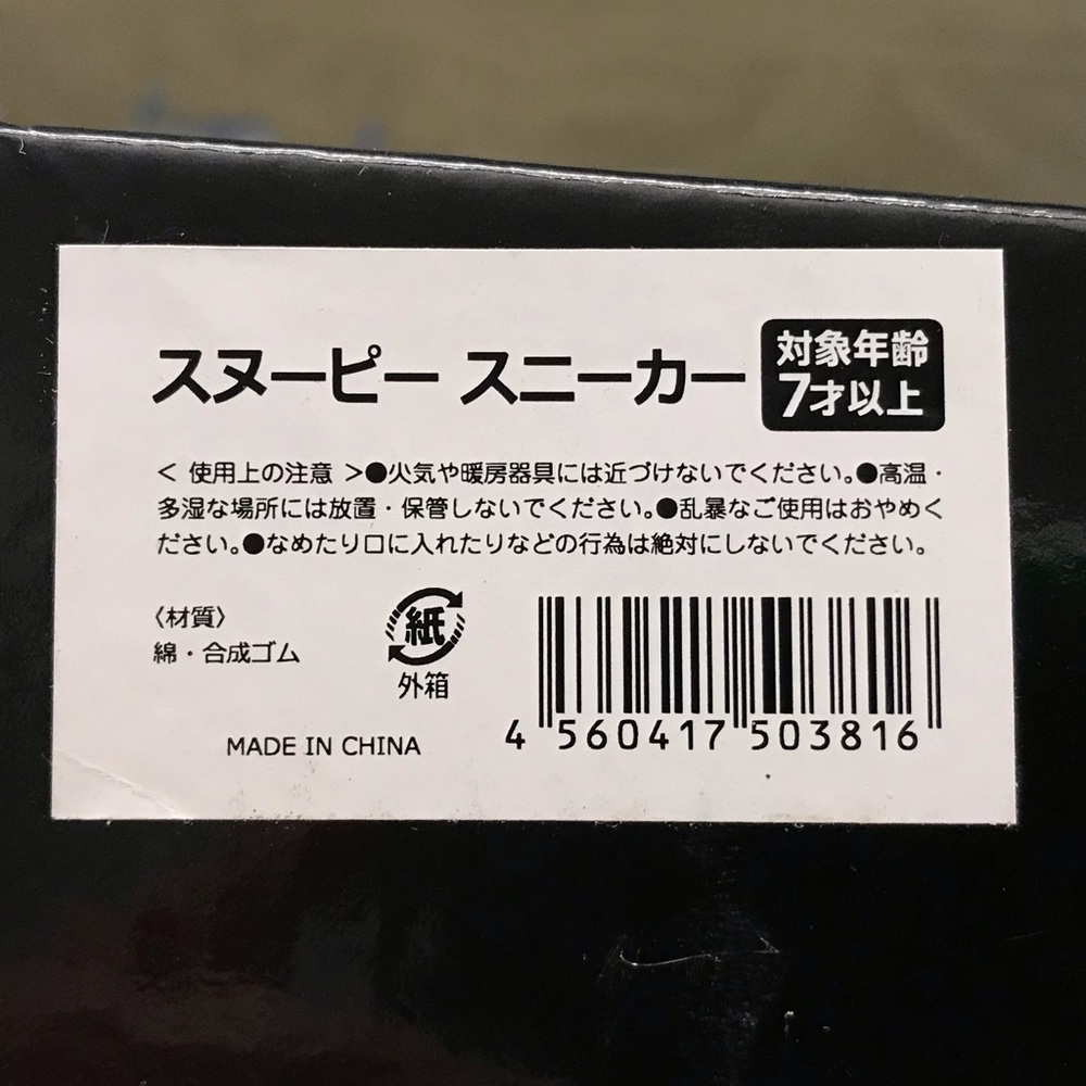 Snoopy Canvas High Top Sneakers (Comic Strips) - Gem